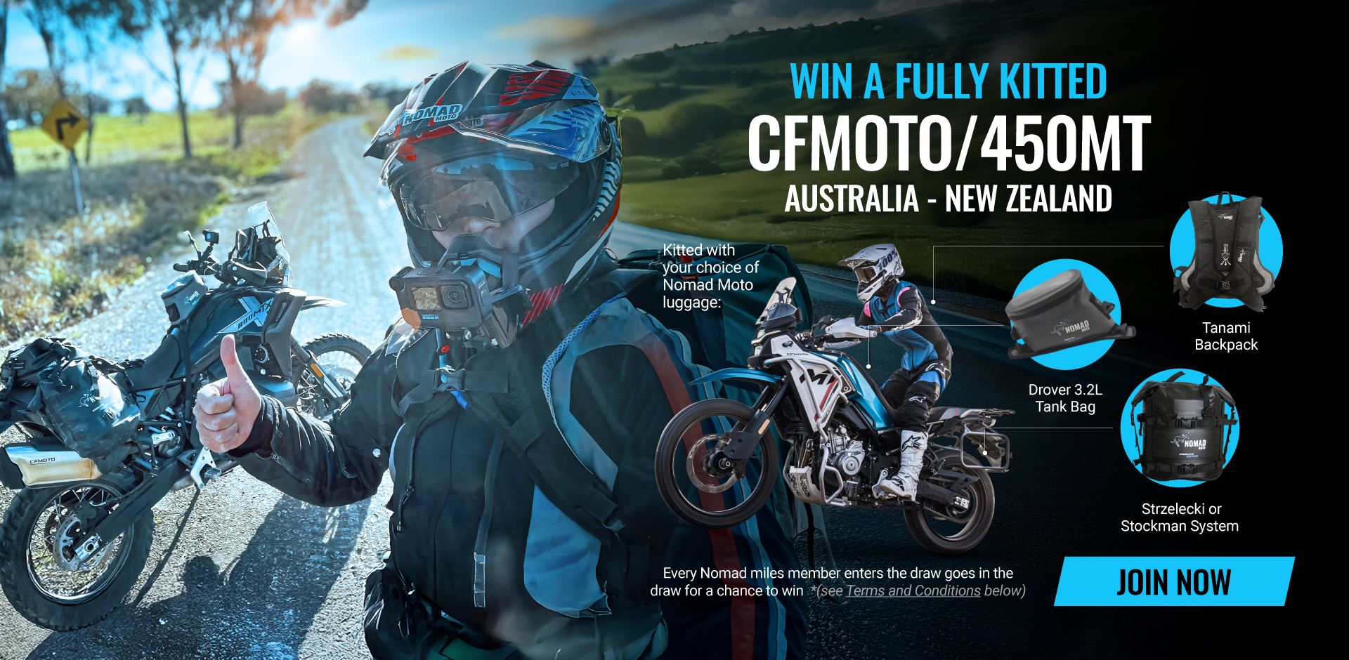 Nomad Moto Rewards Program | Earn Points & Redeem Perks